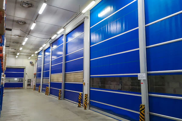 High Speed Coiling Doors In Industrial Sites In Indonesia - China High ...
